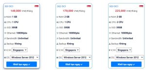 Mua VPS Singapore treo game Nro đơn giản